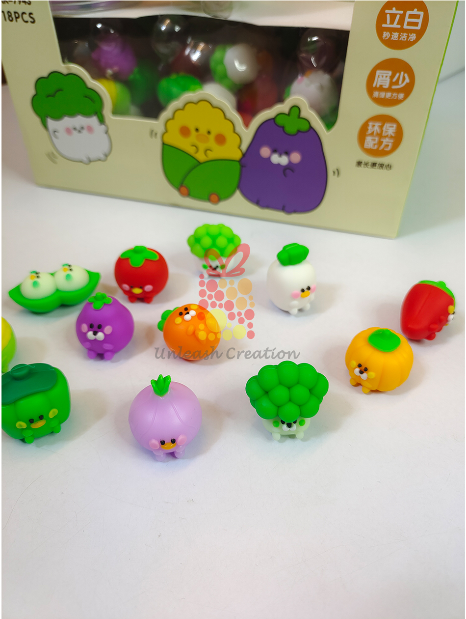 Vegetable Erasers - Unleash Creation