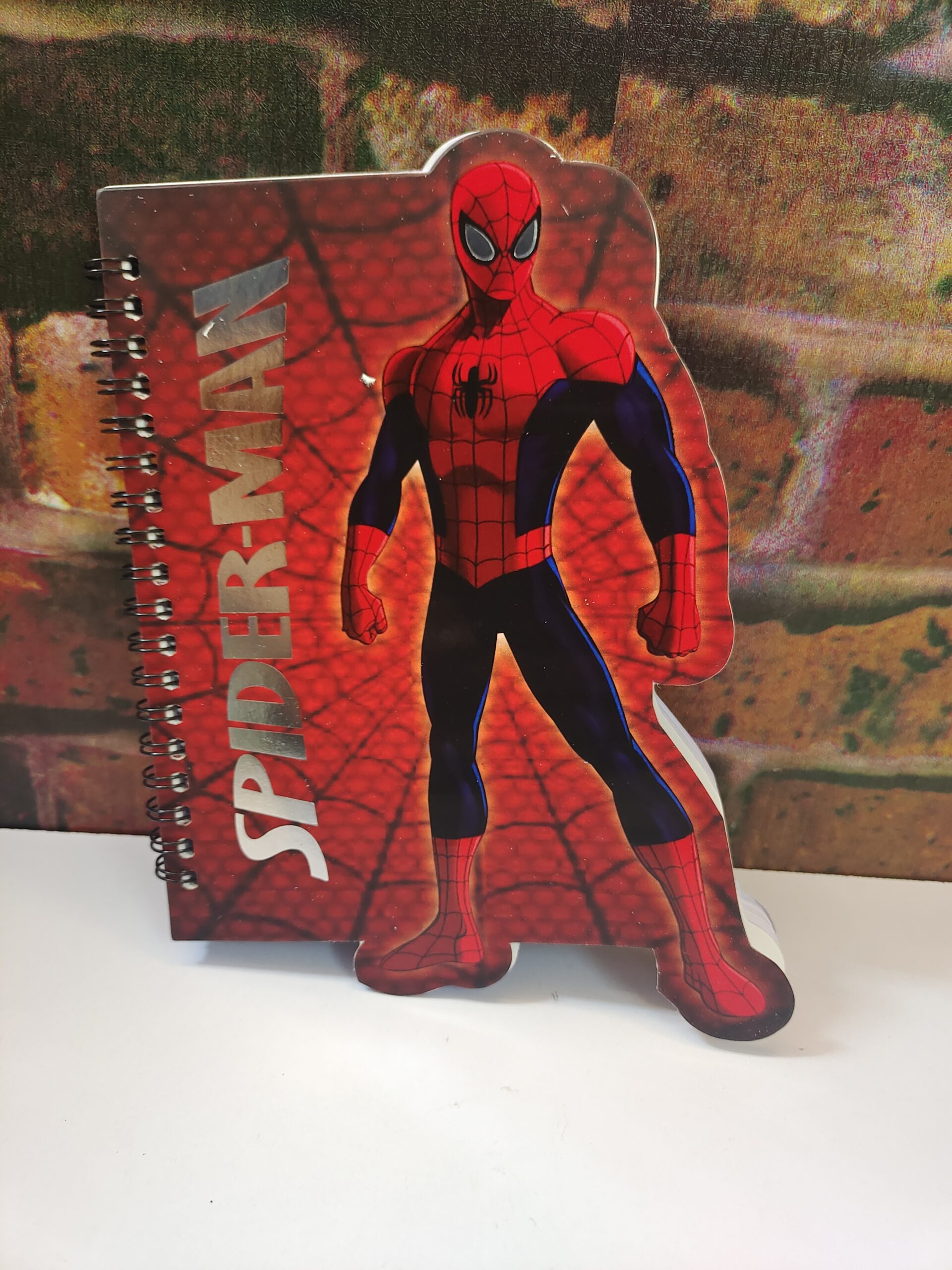 Spiderman 3D Cut Diary with Stickers - Unleash Creation