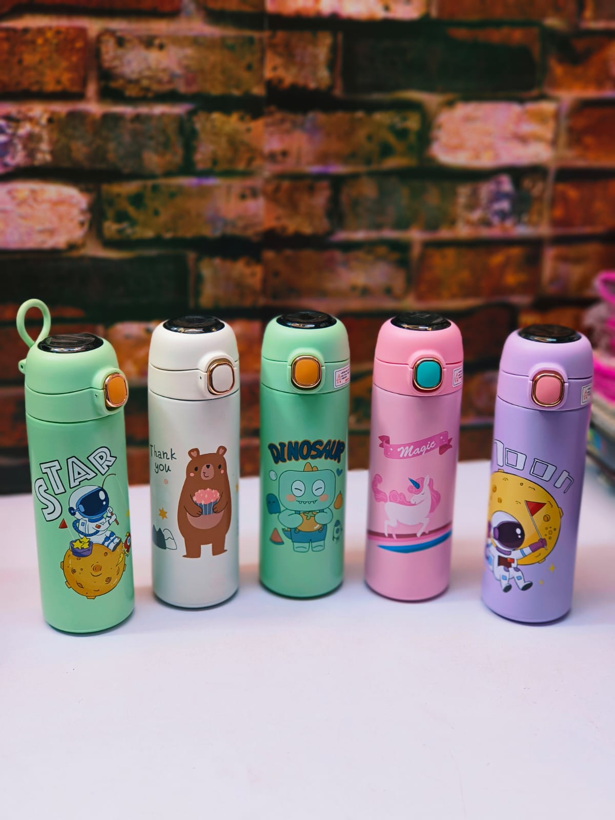 Cartoon Stainless Steel Sipper - Unleash Creation
