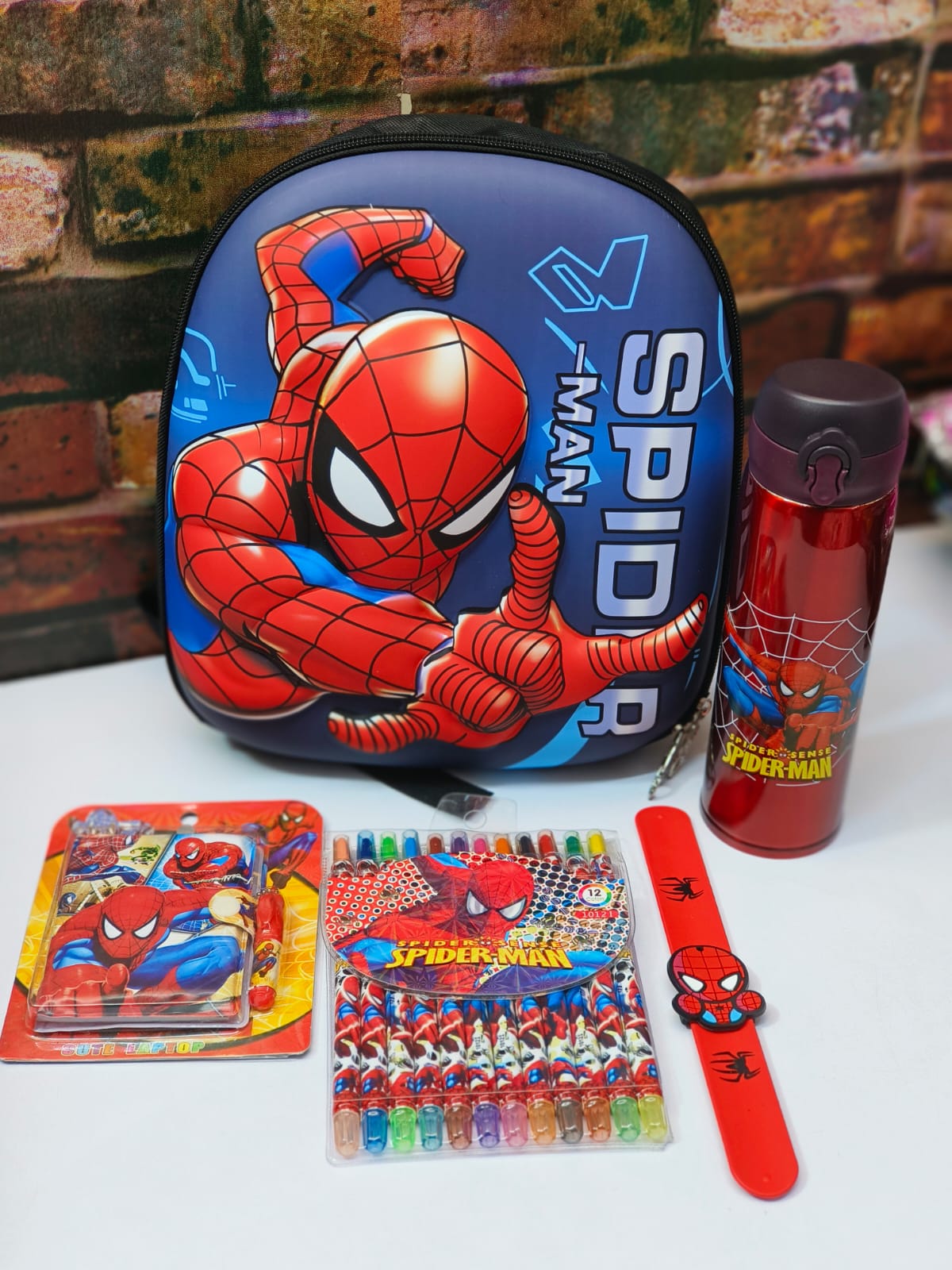 11inch 3D Spiderman Backpack Rakhi Hamper - Unleash Creation