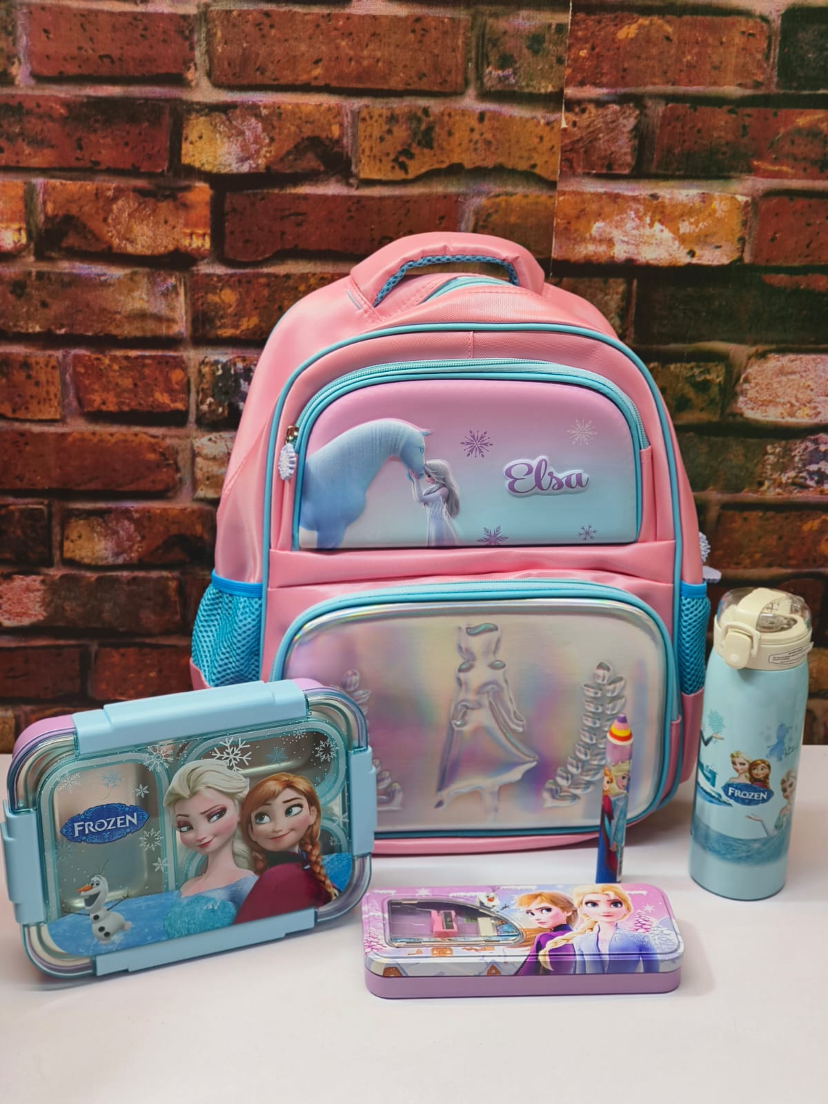 15inch Frozen/Elsa Princess Backpack Premium Hamper ( For UKG to 2nd ...
